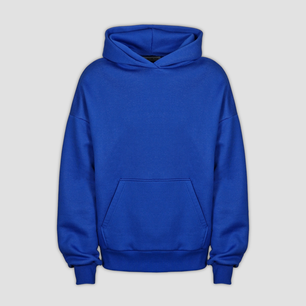 BLUZA BOXY NIEBIESKA - PUREBLANK